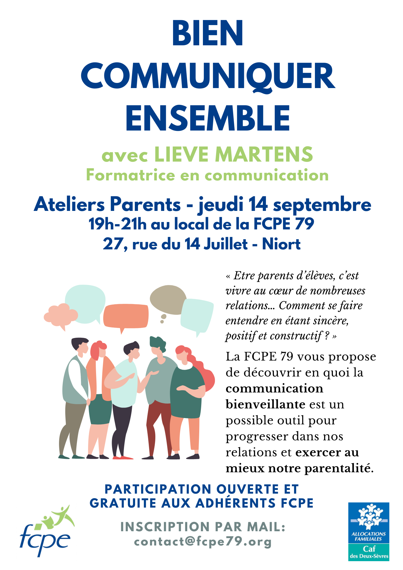 Atelier parentalité | FCPE